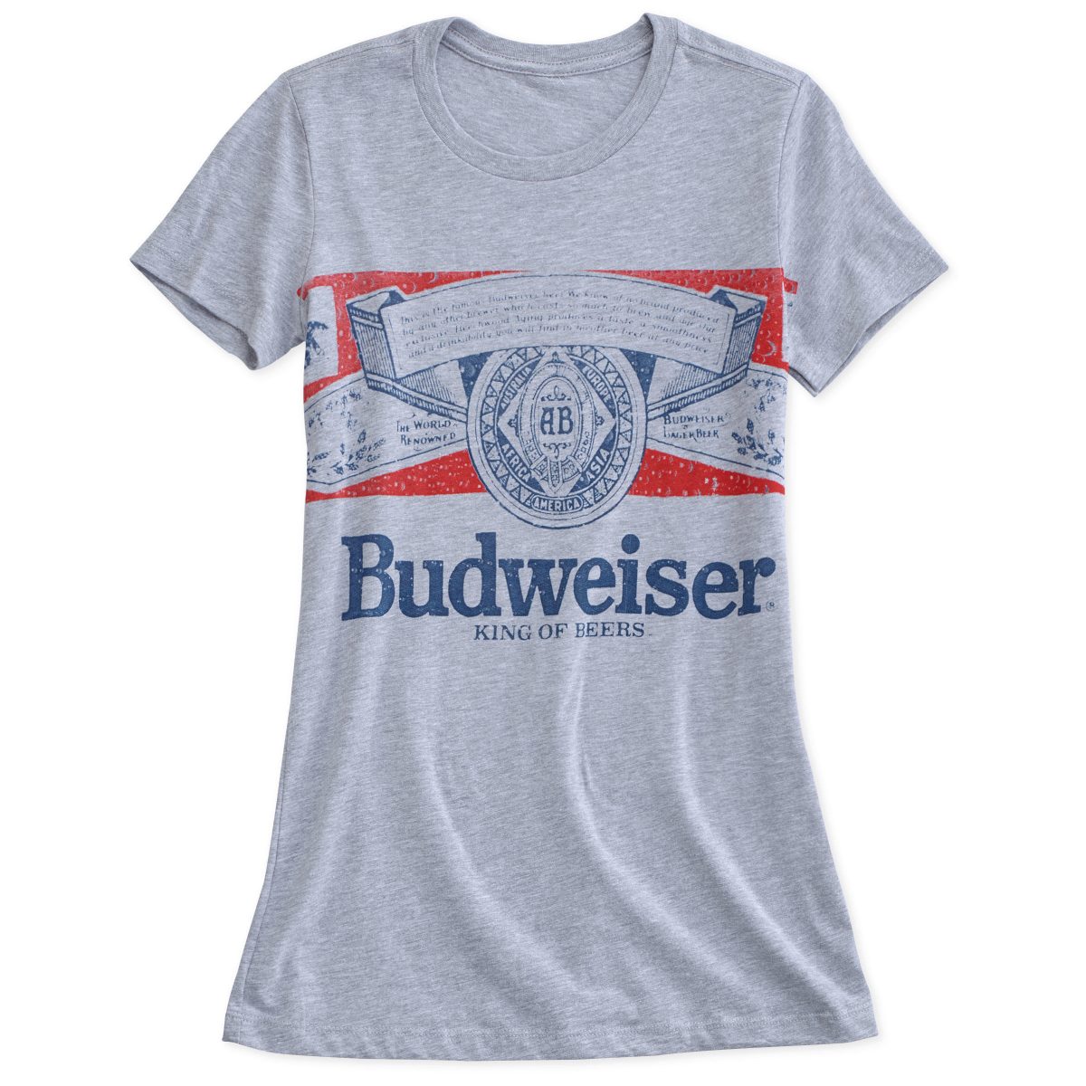 Budweiser Label Ladies TShirt - The Beer Gear Store